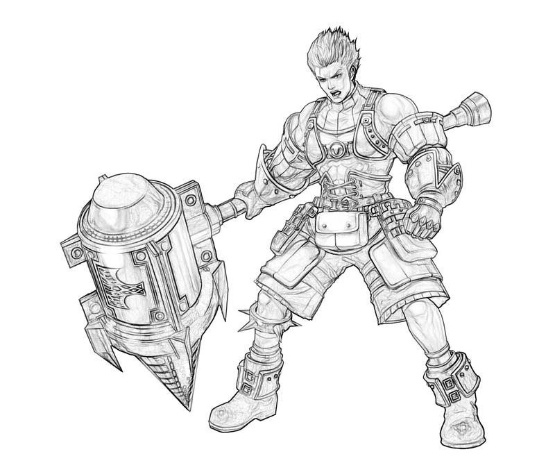 Ragnarok Odyssey Cleric Character | How Coloring