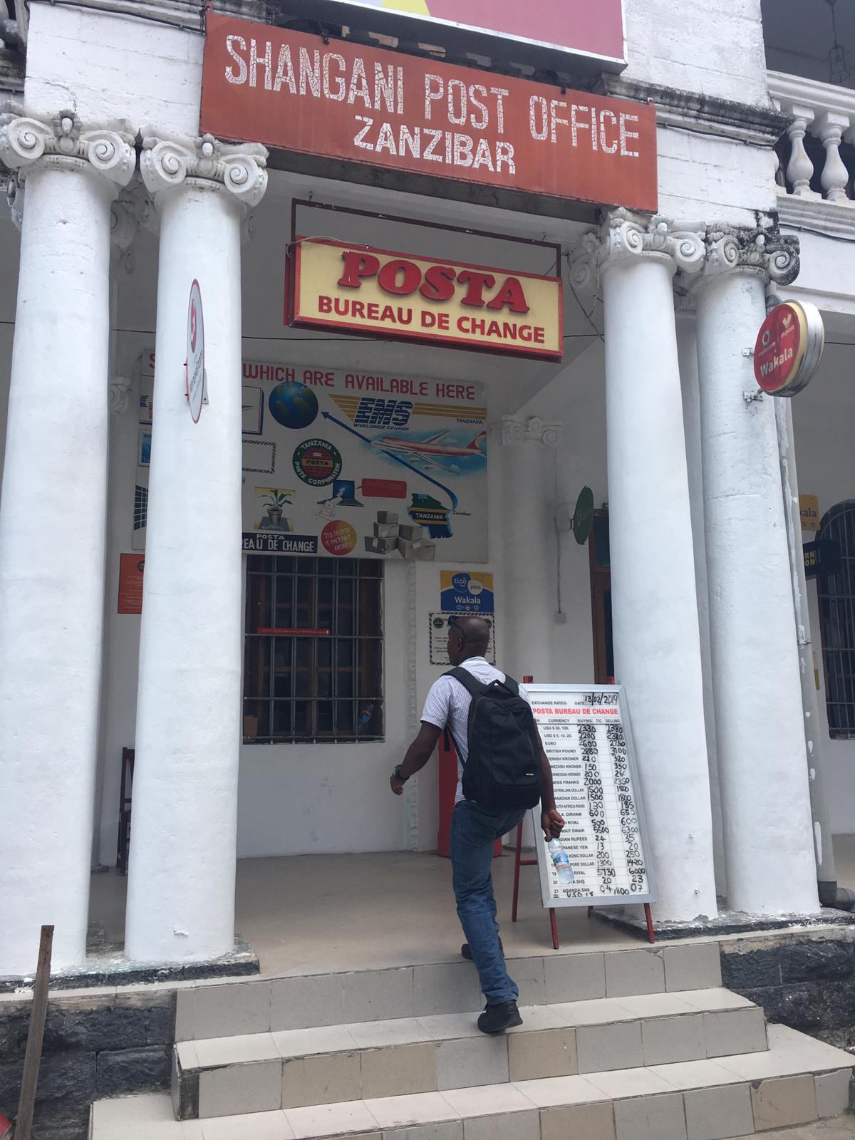 World in my mailbox: Tanzania Zanzibar Post Office - Shangani old town area