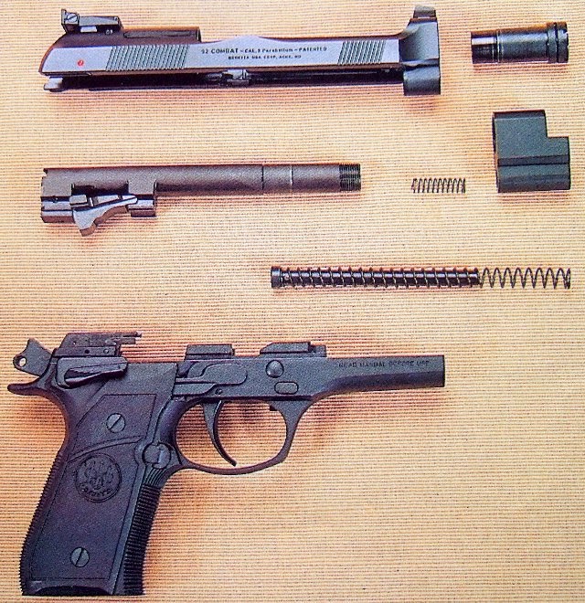 Armas de Fuego: calibre 9 mm parabellum