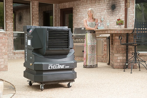 Portable Terrace Cooler: Rental of portable terrace cooling solutions
