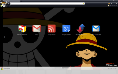 The Munson's Apps: Anime Chrome Theme: One Piece Monkey D. Luffy with ...