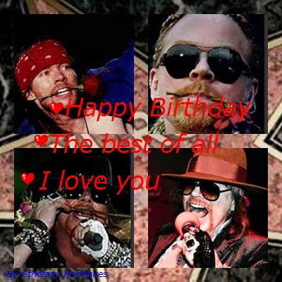 .: Happy Birthday W. Axl Rose