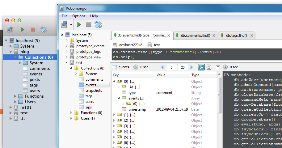 How to use Robomongo to connect to MongoDB server running in a Docker container inside AWS EC2 ...