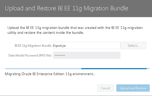 Migrating From OBIEE 11g/12C to OAC