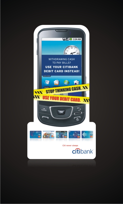 WPC-India: Use Debit Card ATM Campaign - Life size standees