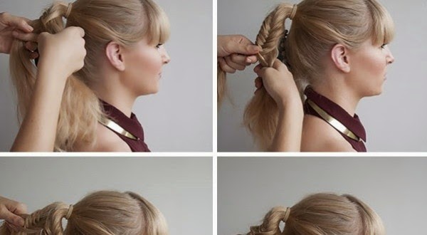 Incredible Fishtail Braid Bun - Tutorial ~ Entertainment News, Photos ...