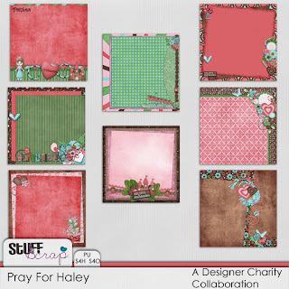 Pray for Haley ~ A Digital Scrapbook Charity Collaboration