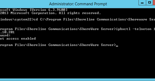 Push Knowledge base: ShoreTel: How to telnet, SSH and console to ...