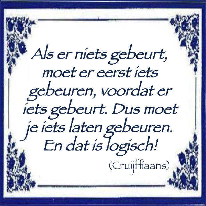 Eigenwijs in onderwijs: tegelwijsheid: Er moet iets gebeuren