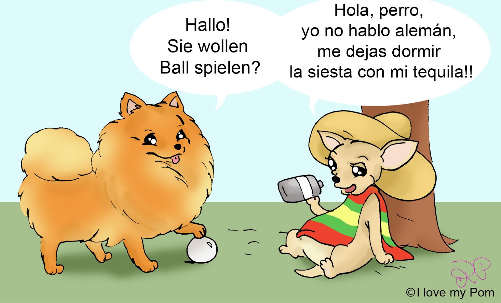 I love my Pom: Comics Cartoons