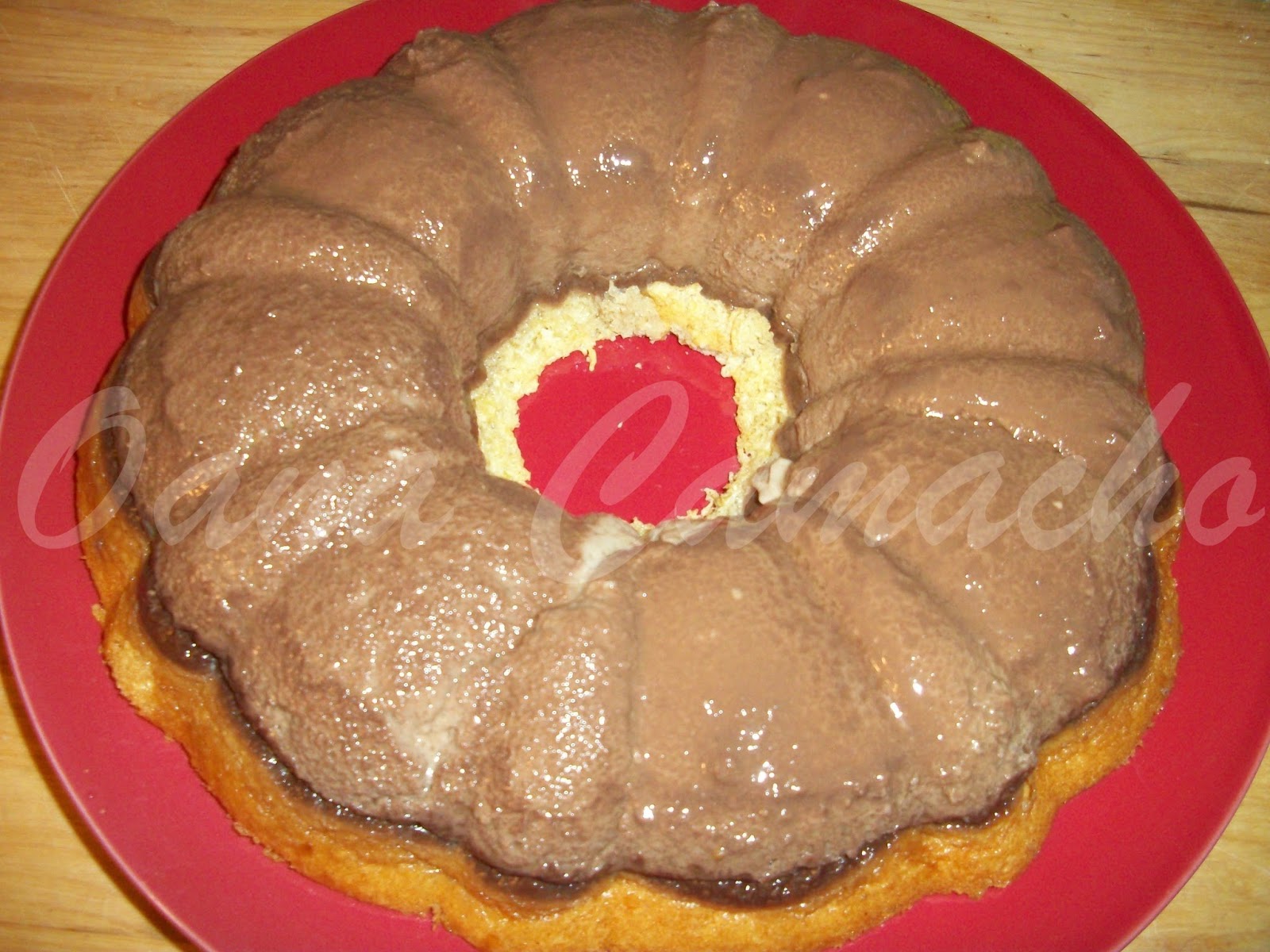 Cooking with love ! : TORT CHOCO-FLAN ( CHOCO- FLAN CAKE )