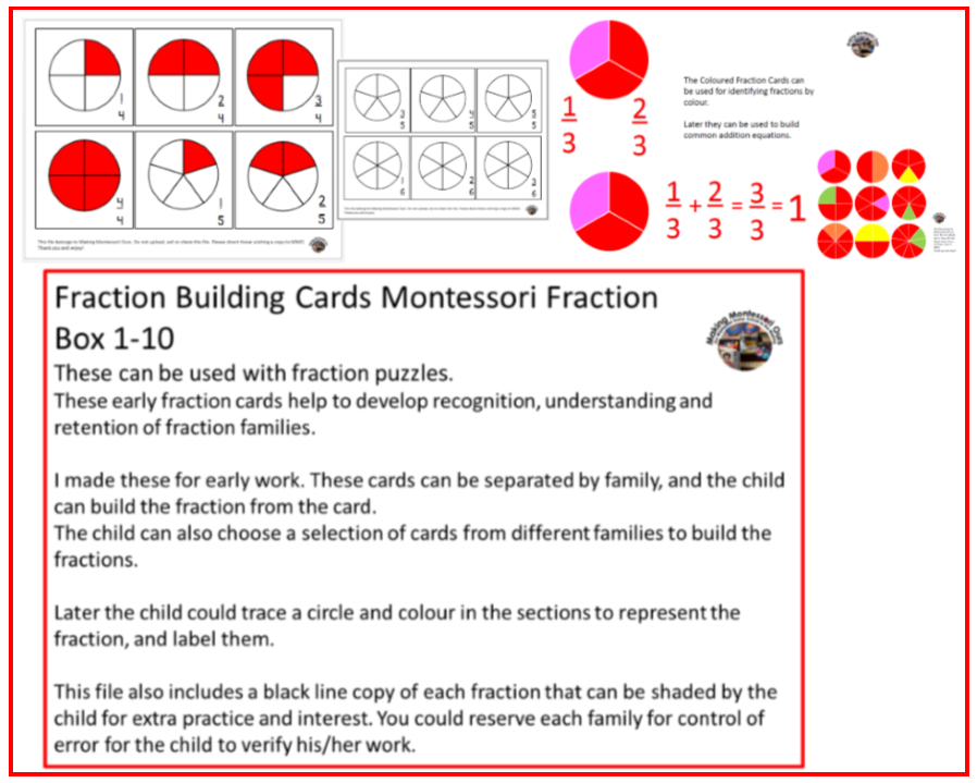 "Making Montessori Ours": Early Fraction Work, Counting With Montessori ...
