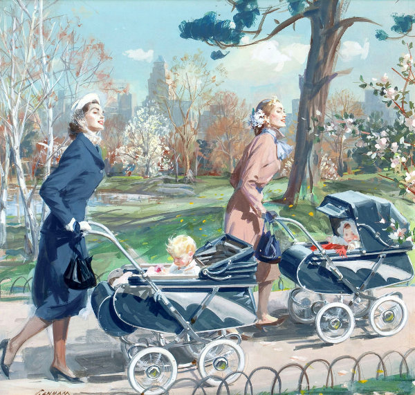 Gurney Journey: John Gannam's Watercolors of Motherhood