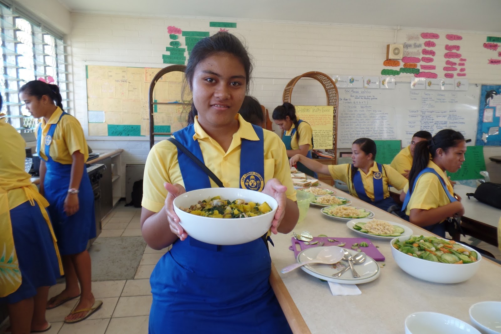 Mission to Samoa: This is what cooking at Pesega LDS Church College