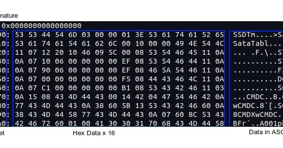 alexhung's Tech Zone: ACPI Debugging (4) -Analyse ACPI Tables in a Text File with FWTS