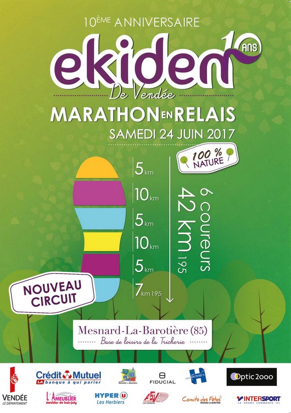 Running Loisir Vicomtais: Ekiden 2017: inscriptions