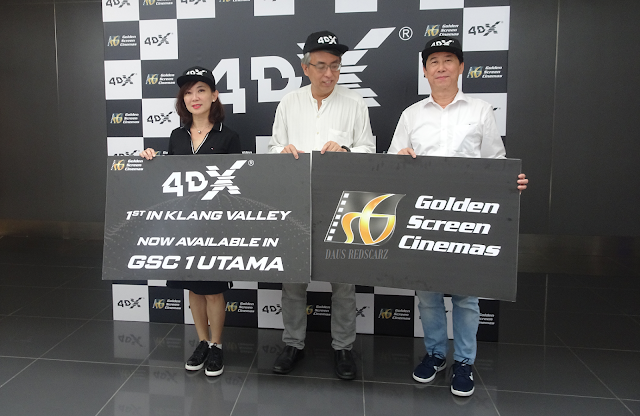 DAUS REDSCARZ: GSC memperkenalkan 4DX Cinema yang pertama di KLANG VALLEY