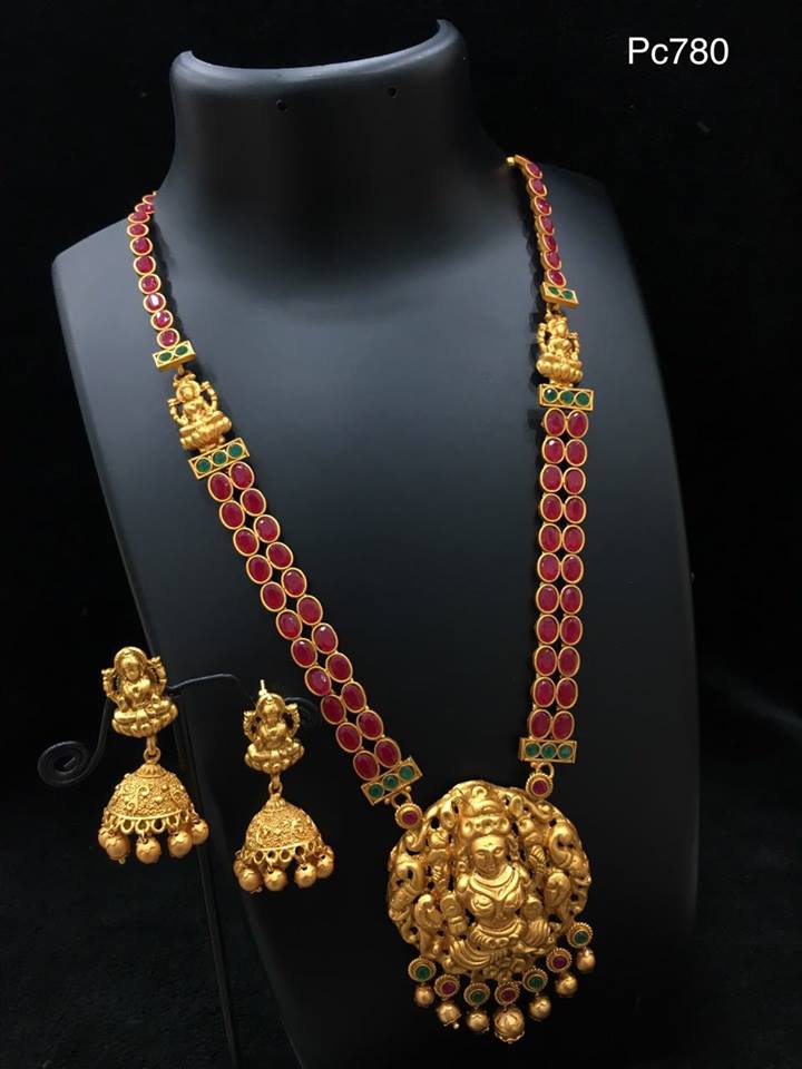Exclusive Long Haaram | Buy Online 1 gram jewellery