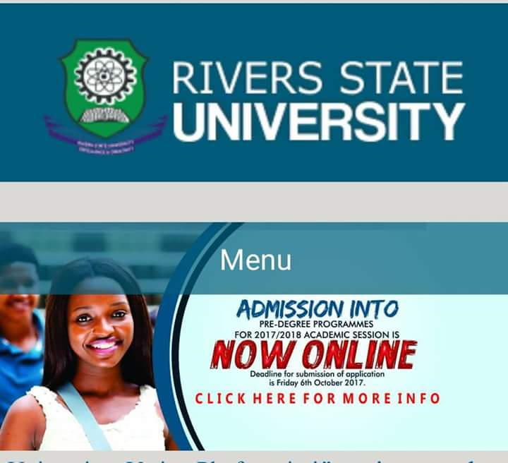 Rivers State University Pre-Degree Form Is Now On Sale (Apply Here ...