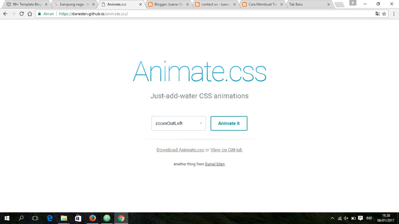 membuat animasi pure css - Autodika