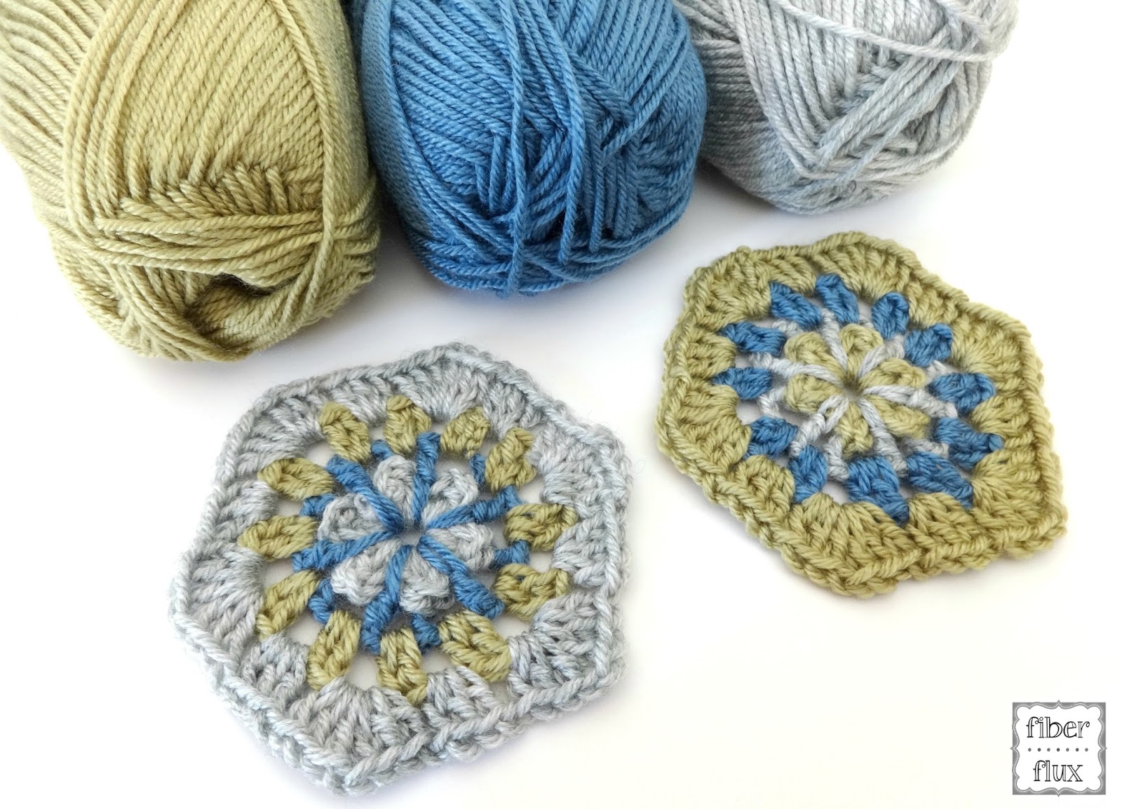 Free Crochet Pattern...Strawflower Hexagon Motif! | Fiber Flux ...