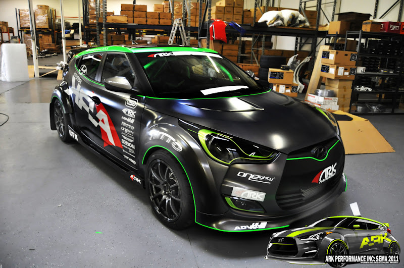ARK Peformance Hyundai Veloster Revealed Before SEMA Debut:blog.goo.ne ...