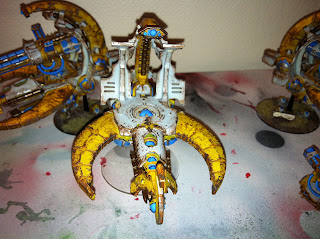 Dark Future Games: Yellow Necron Barges: Big Guns Never, Ever Tire!
