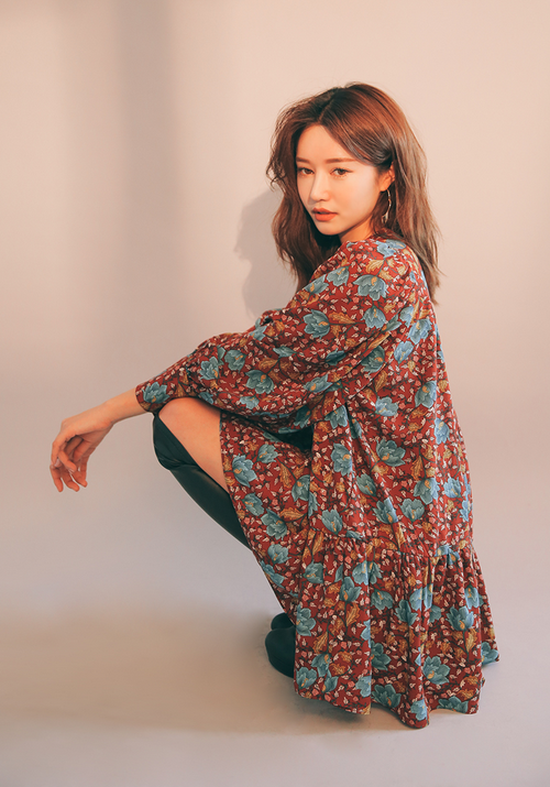 [Stylenanda] Vintage Floral Mini Dress | KSTYLICK - Latest Korean ...