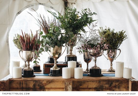 Eye For Design: Decorating With Vintage Trophy Cups
