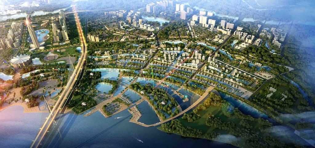 Tháp tài chính Phương Trạch toàn cảnh - Tower cao 108 tầng tại Vĩnh ...