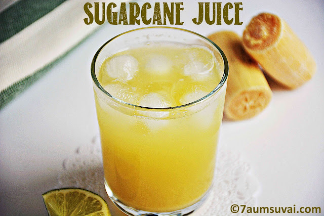 Sugarcane juice / Karumbu juice / Karumbu saaru / How to make sugarcane ...