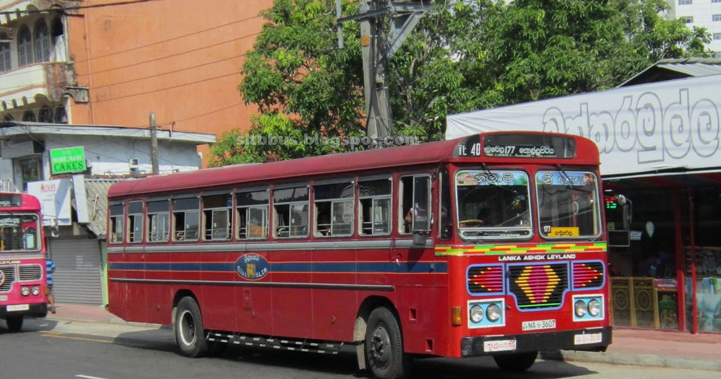SLTB buses - ශ්‍රී ලංගම බස්: Ashok Leyland Viking Hinopower bus from ...