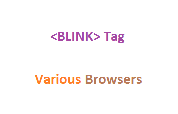 How to blink text in html for various browsers ~ Codingslover Programming Blog, Tutorials ...