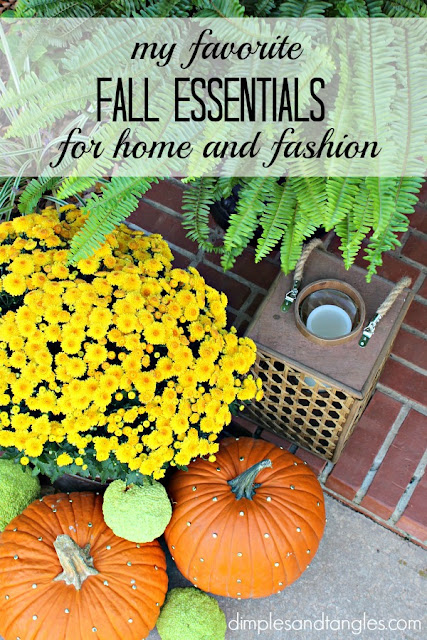 MY FIVE FAVORITE FALL ESSENTIALS | Dimples and Tangles