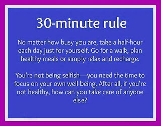 Move it and lose it.: 30 MINUTE RULE