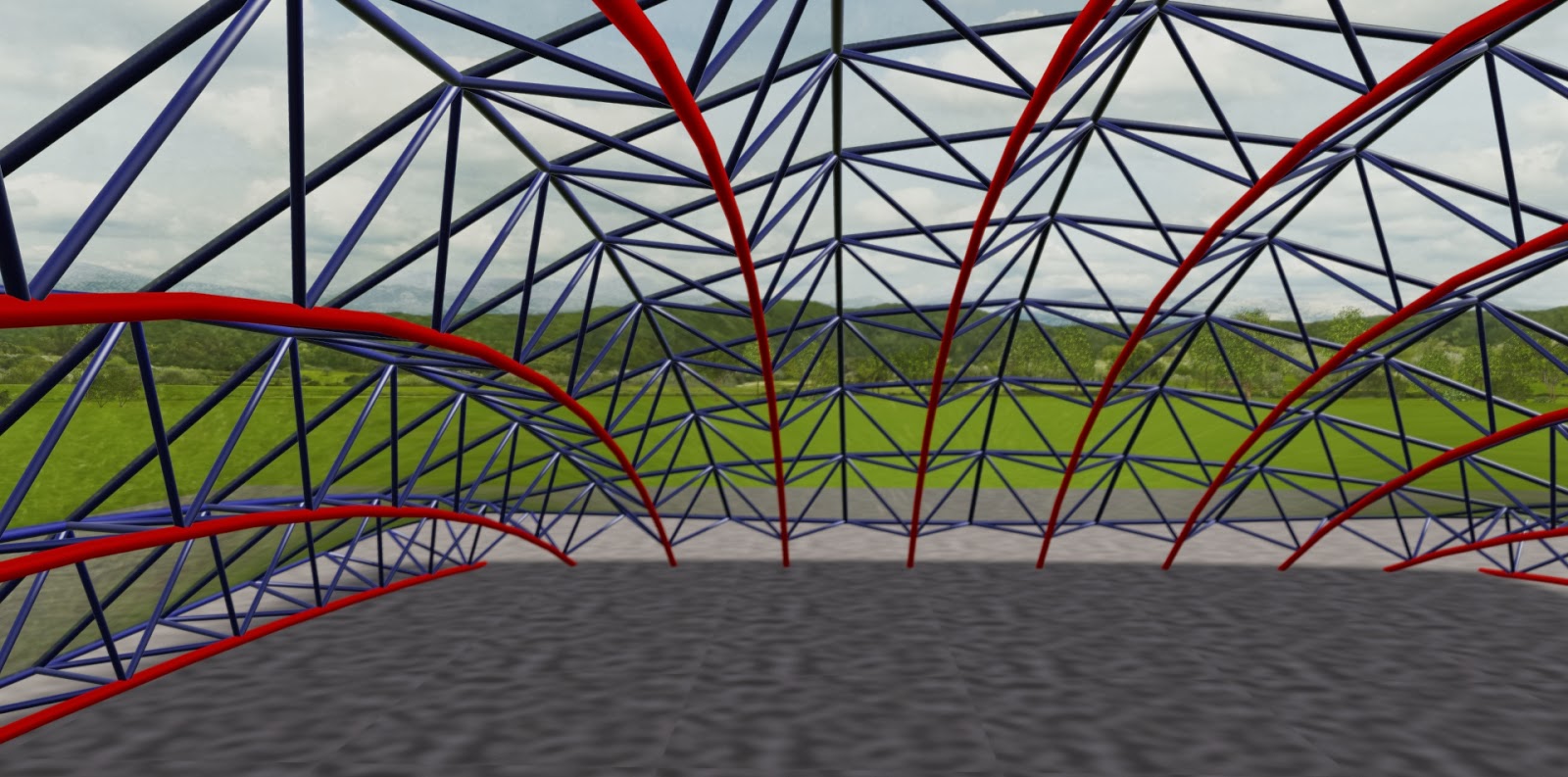 Revit-Mémo: Revit 2014_Structure tridimensionnelle, avec surfaces ...