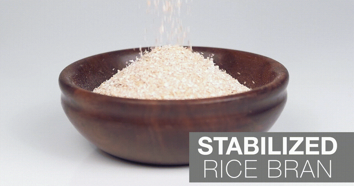 Stabilized Rice Bran (SRB) and (Z-SRB)