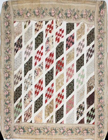Cloud of Quilt Patterns: Not Square Blocks: Diamond Shaped Blocks 1