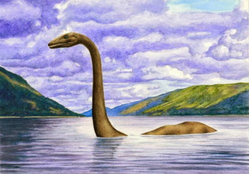 LOCH NESS MONSTER: Some Nessie Paintings