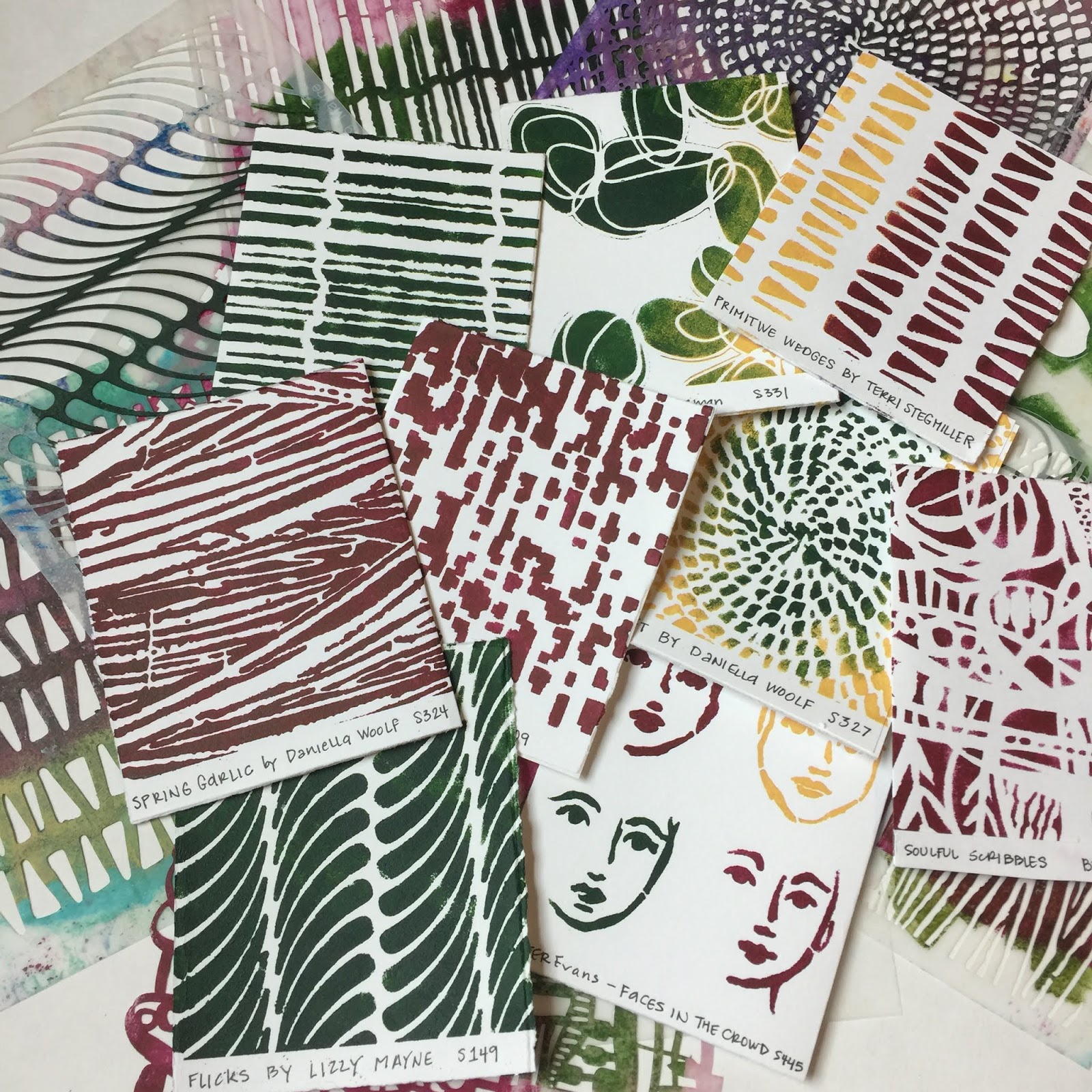 StencilGirl Talk: Stencil Reference Book: A Bookbinder's Stenciling Guide