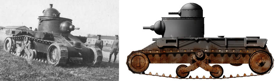 Just A Car Guy: some unusual tanks from WW1 and WW2 from Dark Roasted Blend