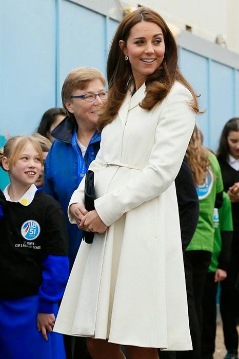 Latest photographs of Princess Kate preparing for her second child birth