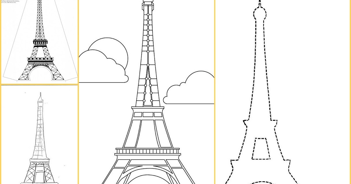 Eiffel Tower Templates. | Oh My Fiesta For Ladies!