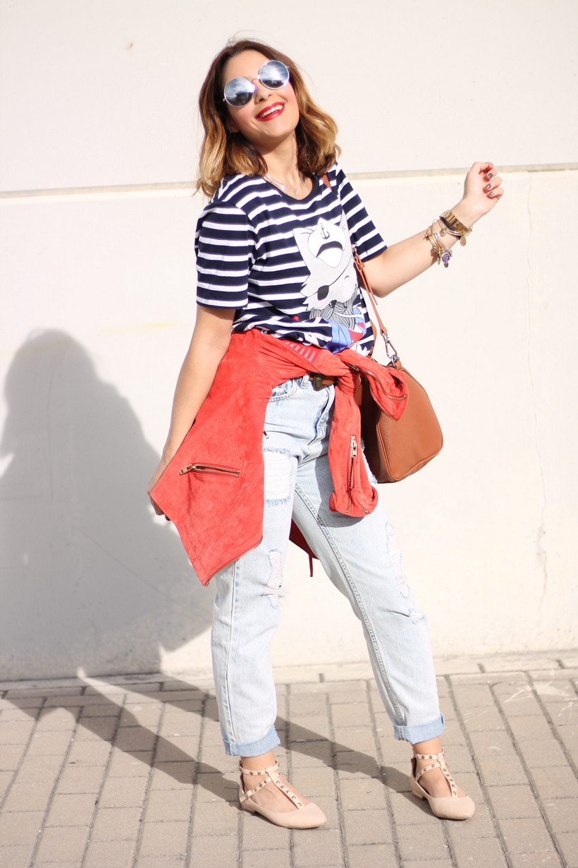 THE DREAM IS PARIS: Relax outfit: Look con básicos y camiseta molona