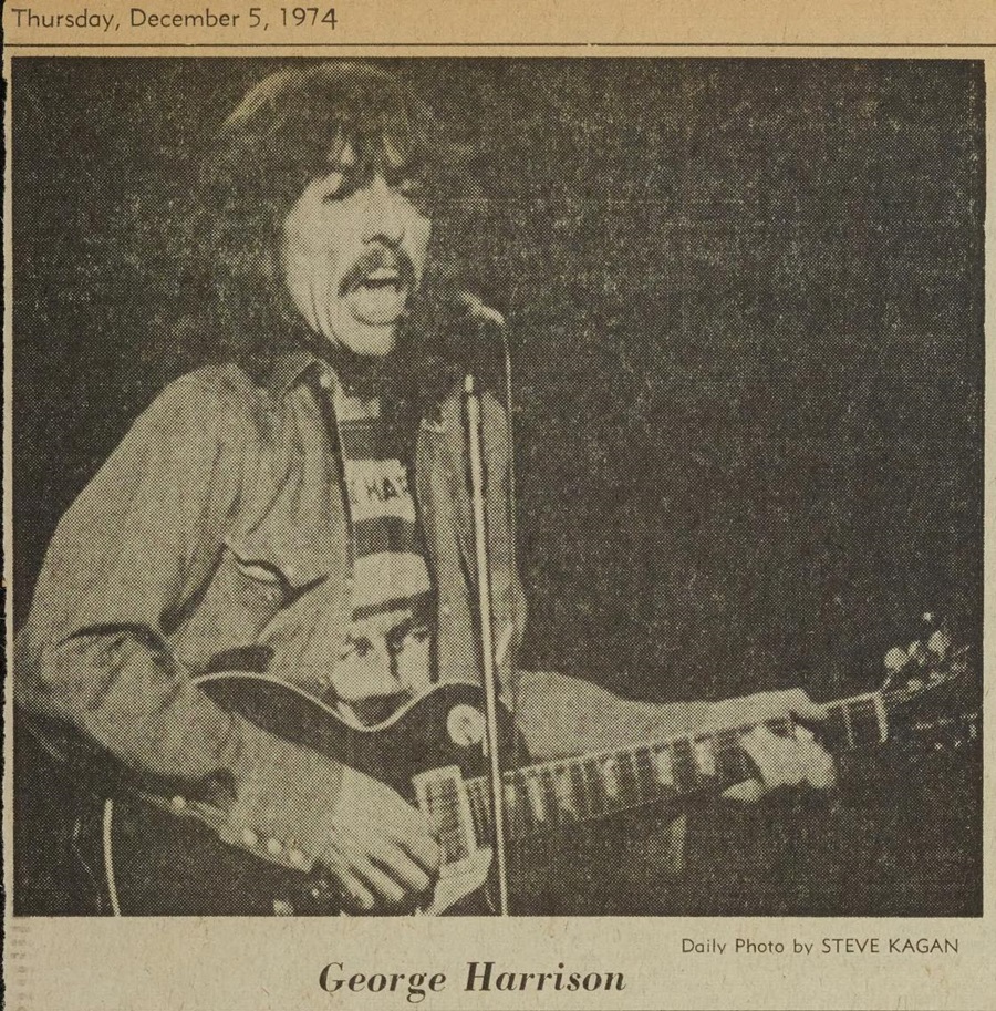 The Beatles In The News: George Harrison - The Michigan Daily (MI ...