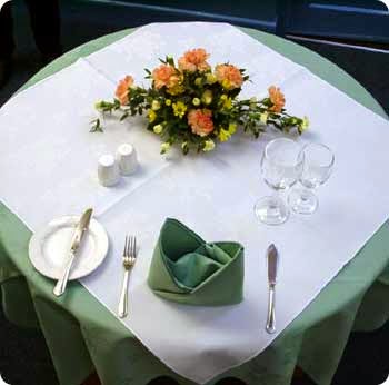 Food & Beverage Information: TABLE SETTING