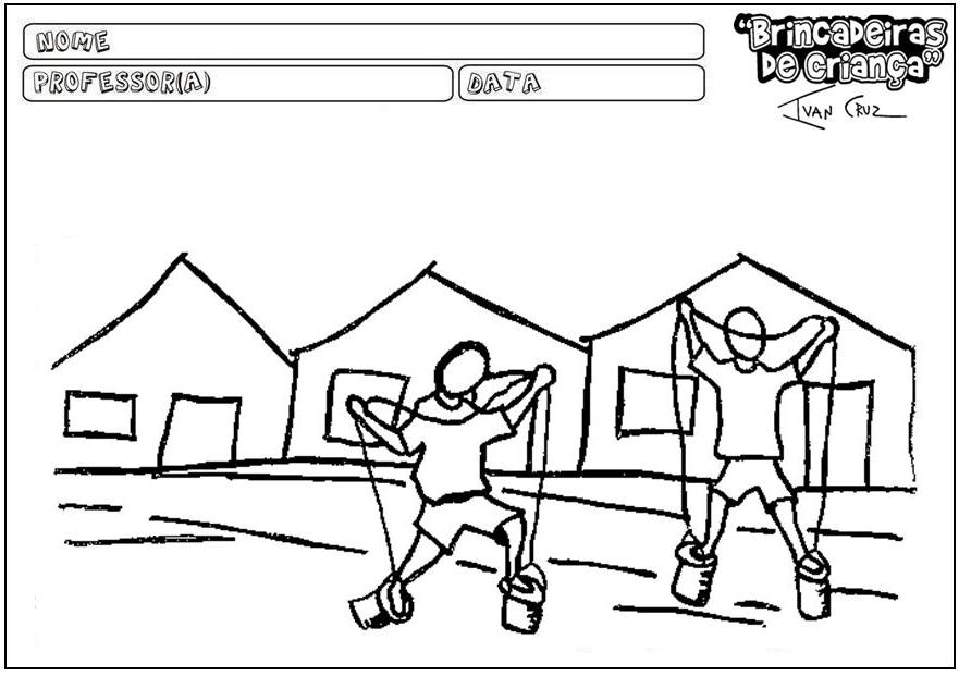 Educação infantil facil: Ivan Cruz para colorir