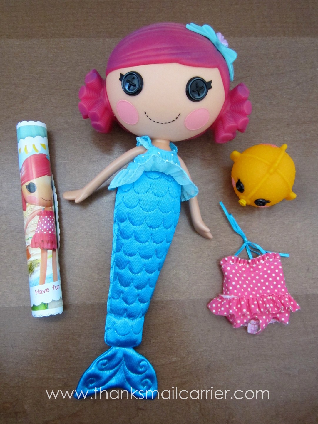 Thanks, Mail Carrier | Lalaloopsy Sew Magical Mermaid Doll Coral Sea ...