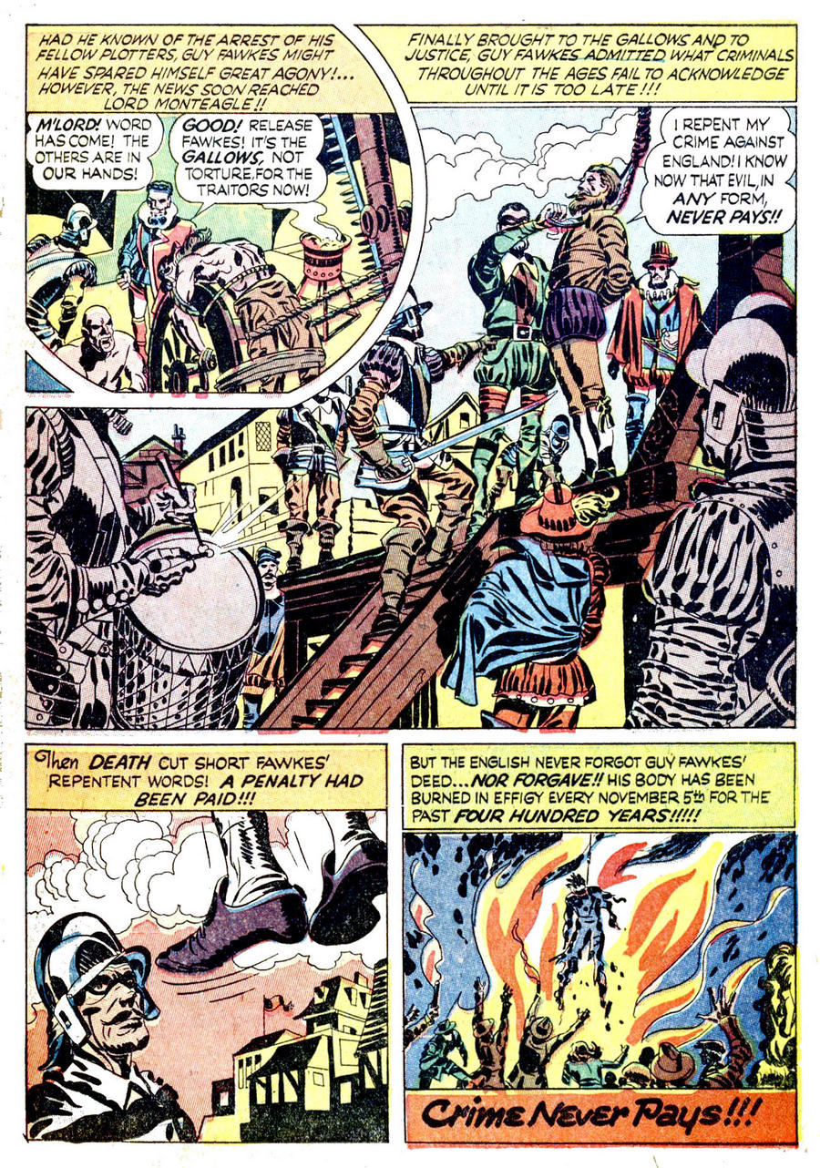 Pappy's Golden Age Comics Blogzine: Number 2301: The Gunpowder Plot