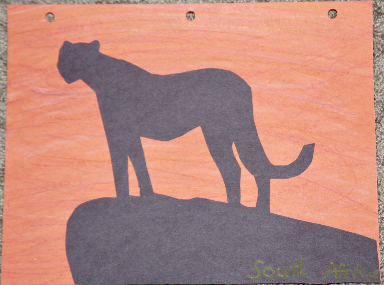 A Learning Journey: South African Big Cat Craft Project